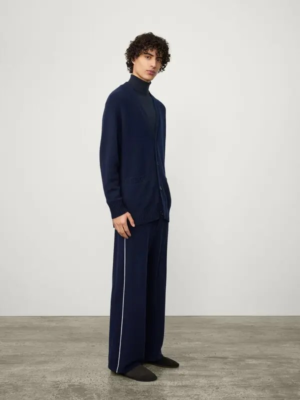 LISA YANG STORE The Wilson Cashmere Cardigan - Navy