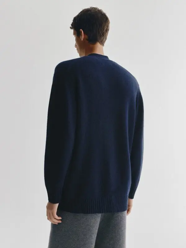 LISA YANG The Wilson Cashmere Cardigan - Navy