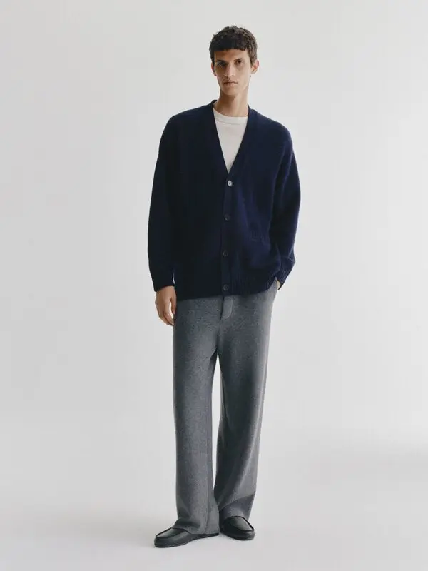 LISA YANG The Wilson Cashmere Cardigan - Navy
