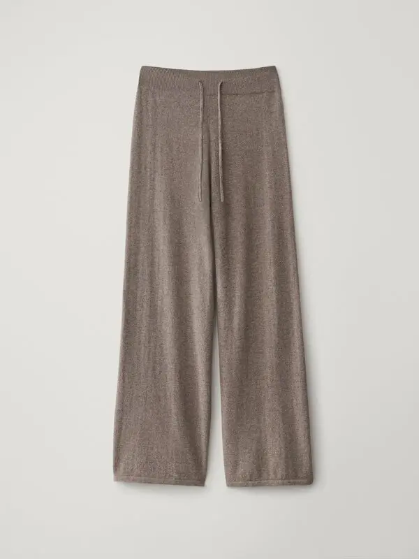 LISA YANG Sofi Cashmere Trousers - Truffle