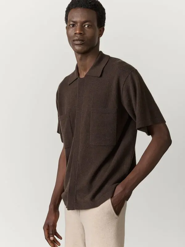LISA YANG STORE The Ethan Shirt - Wood