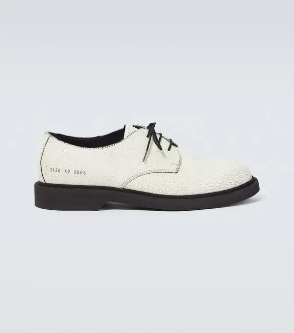 COMMON PROJECTS Cracked Leather Derby Shoes