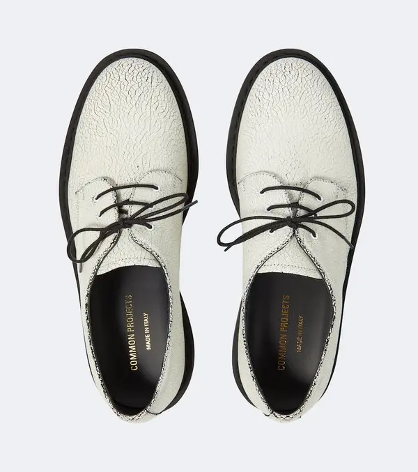 COMMON PROJECTS Cracked Leather Derby Shoes