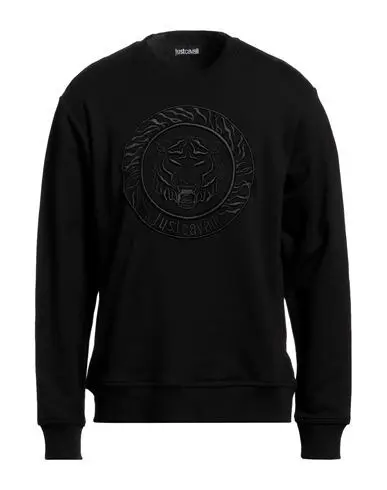 Just Cavalli Cotton French Terry Sweatshirt With Embroidered Logo