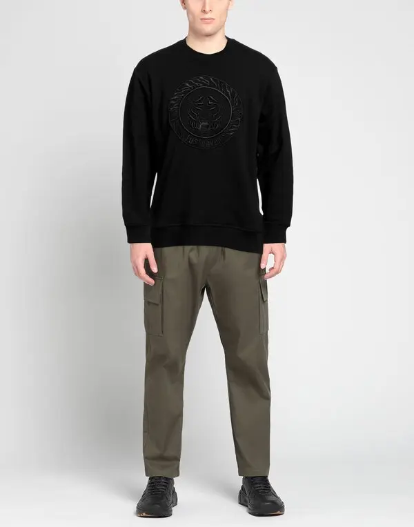 Just Cavalli Cotton French Terry Sweatshirt With Embroidered Logo