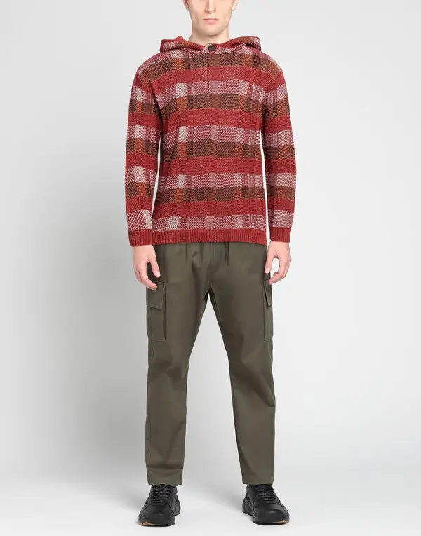 Emporio Armani Checked Hooded Sweater