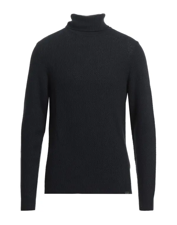 BROOKSFIELD Turtleneck Knit Top - Blue