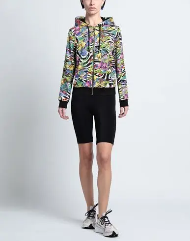 Just Cavalli Floral Print Cotton Sweatshirt