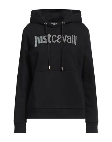 Just Cavalli Hooded Sweatshirt With Crystal Embellishments