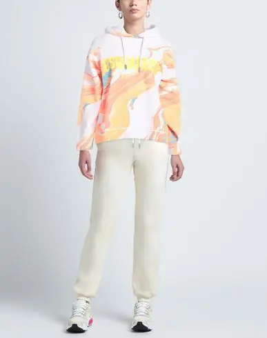 Dsquared2 Cotton French Terry Hoodie With Multicolor Print