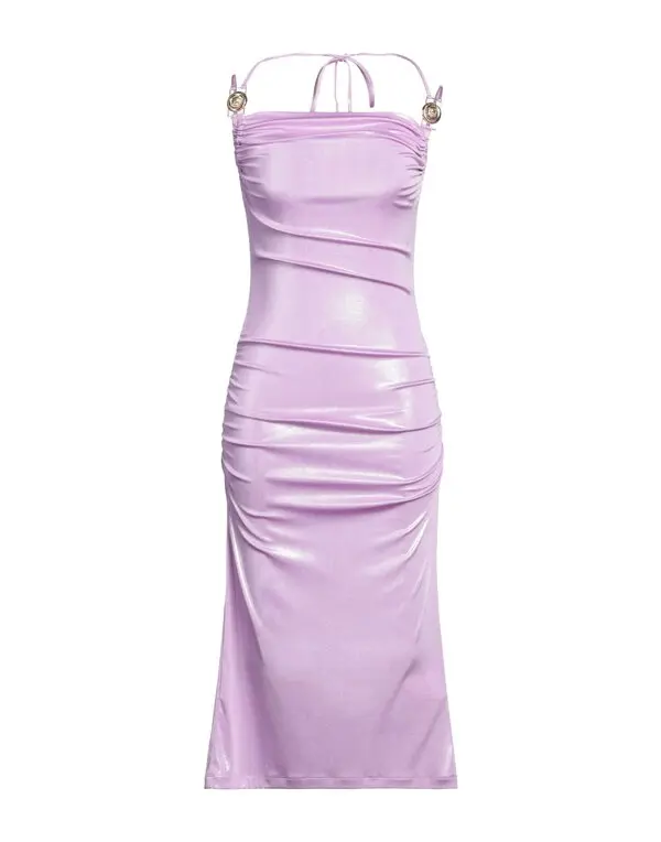 just cavalli purple dress Midi Dress