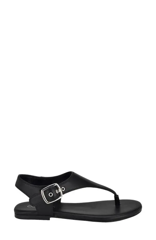 Calvin Klein Ankle Strap Sandal - Black