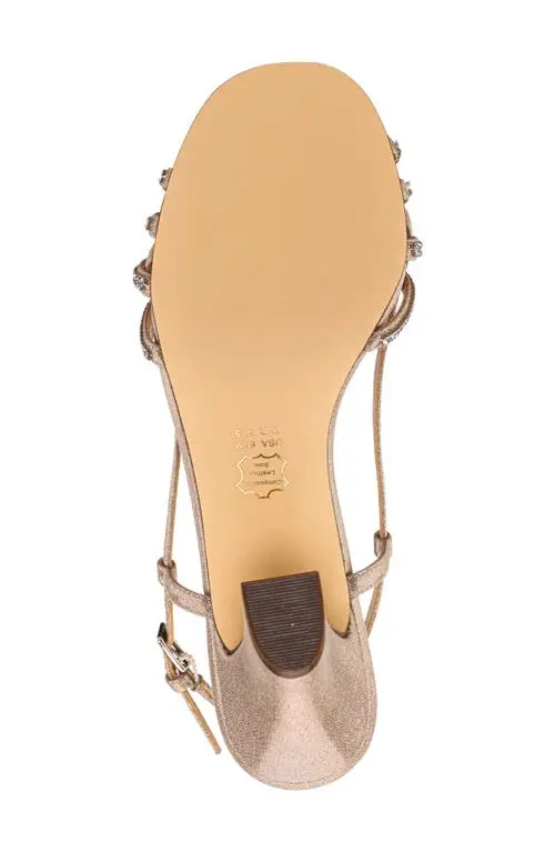 Nina Avaley Slingback Sandal - Taupe Reflective Suedette