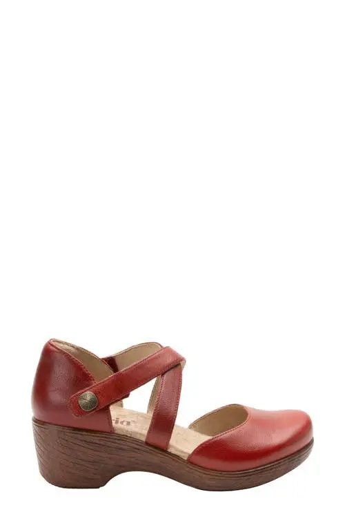 ALEGRIA BY PG LITE Savina Platform Pump - Garnet