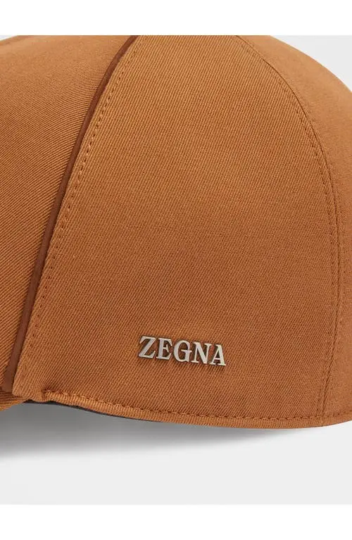 Zegna Cotton And Wool Baseball Cap