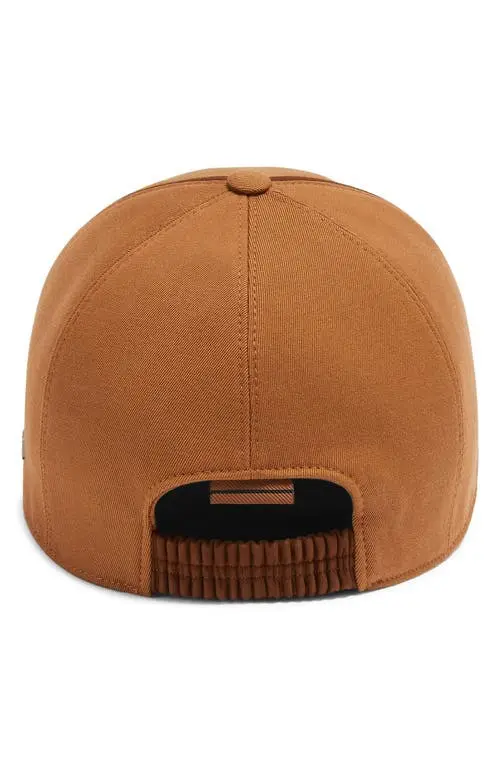 Zegna Cotton And Wool Baseball Cap