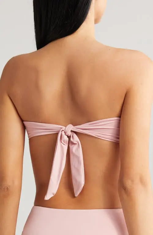 Farm Rio Rose Beaded Strapless Bikini Top