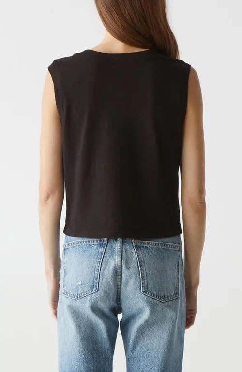 Michael Stars Johnnie Crewneck Tank - Black