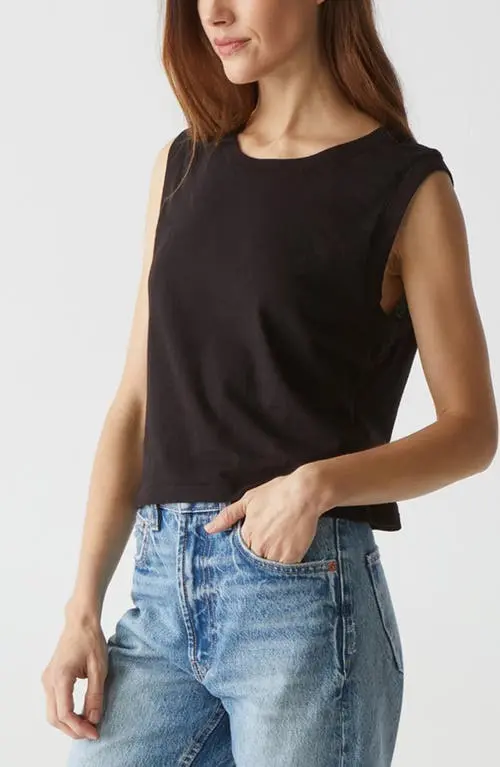 Michael Stars Johnnie Crewneck Tank - Black