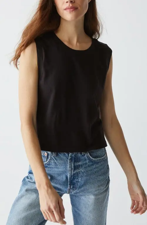 Michael Stars Johnnie Crewneck Tank - Black