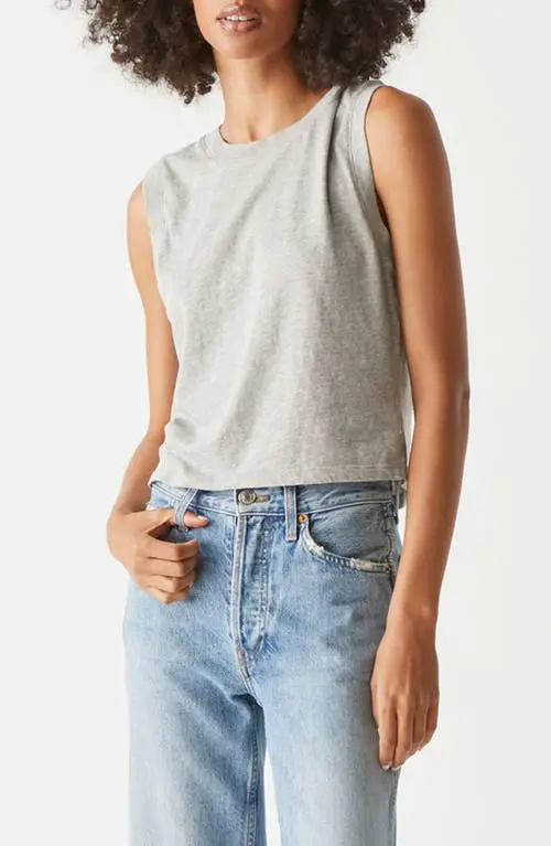 Michael Stars Johnnie Crewneck Tank - Heather Grey