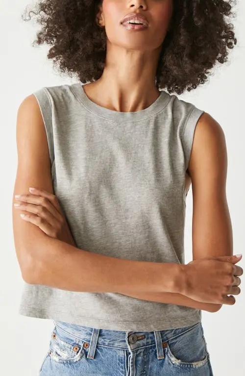 Michael Stars Johnnie Crewneck Tank - Heather Grey