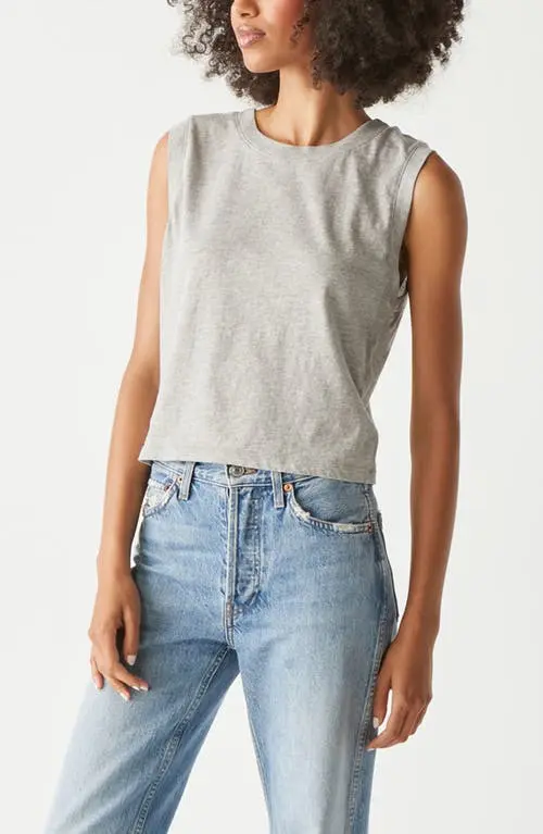 Michael Stars Johnnie Crewneck Tank - Heather Grey