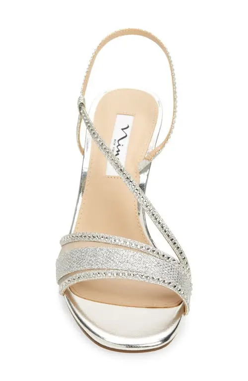 Nina Abbi Slingback Sandal - Silver