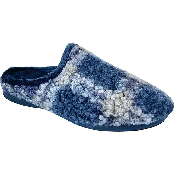 Ron White Lily Mule Slipper - Blueberry