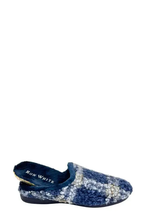 Ron White Lily Mule Slipper - Blueberry