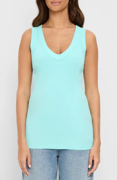 Michael Stars Blanche Side Ruched Tank - Aruba