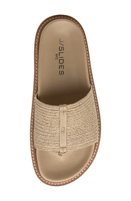 J/SLIDES NYC Rafina Woven Slide Sandal