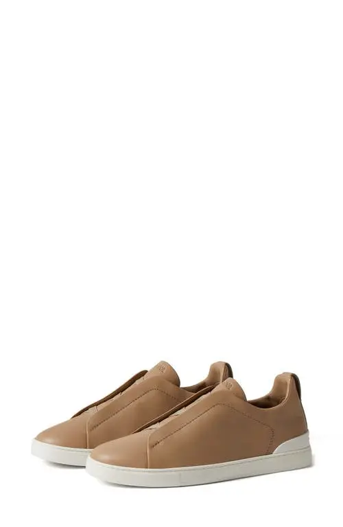 Zegna Triple Stitch™ Secondskin Sneakers - Beige