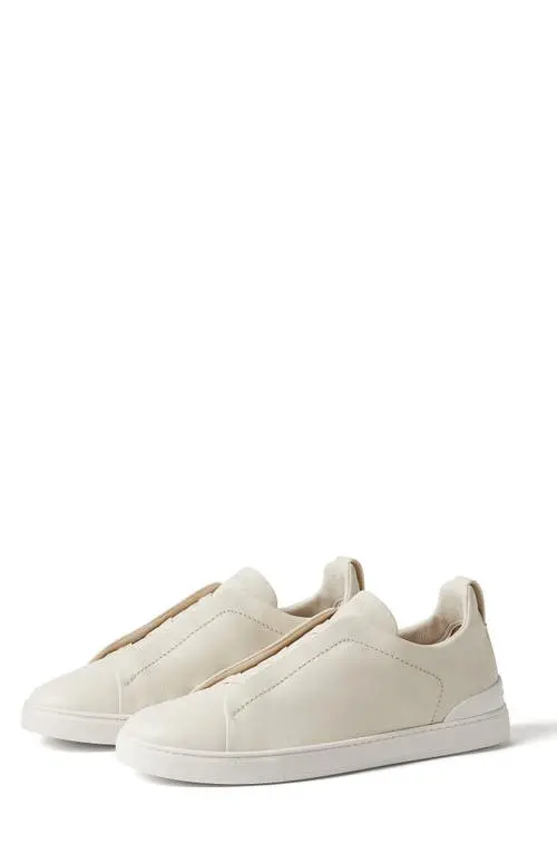 Zegna Triple Stitch™ Secondskin Low-top Sneakers - White