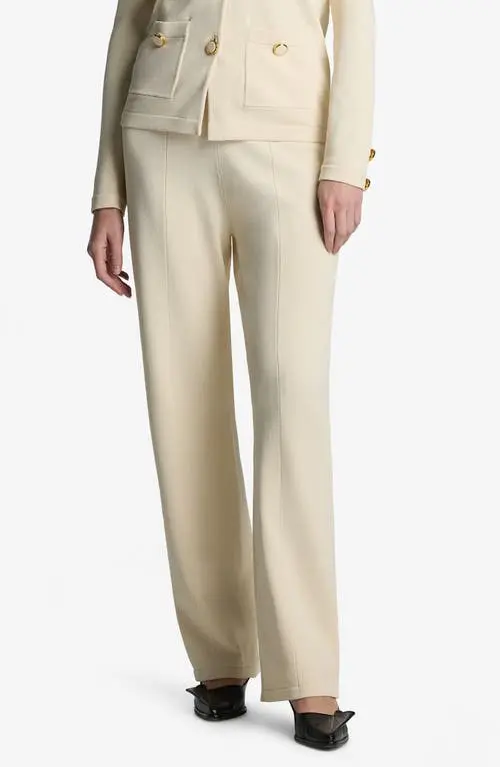 St. John Santiago Straight Leg Pants - Ec00 Ecru