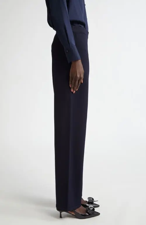 St. John Santiago Straight Leg Pants - Midn Midnight