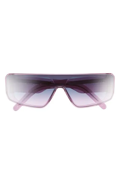 Rick Owens Performa Shield Sunglasses - Violet Temple/violet Lens