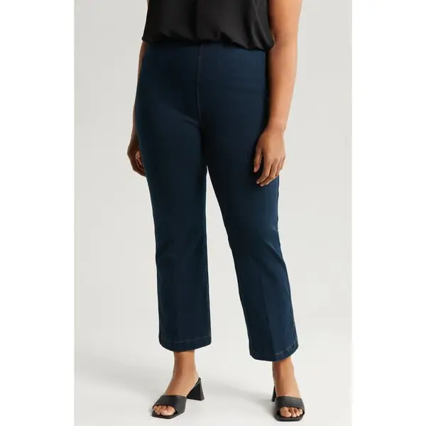 Lyssé Essentials Ankle Baby Bootcut Jeans - Indigo