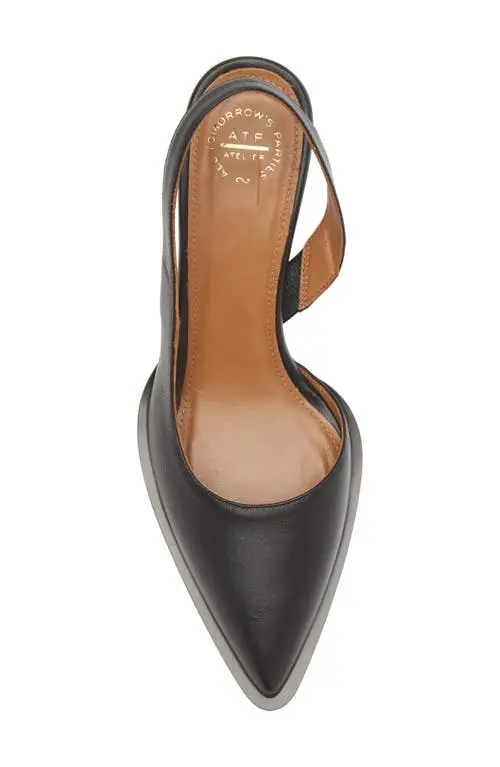 ATP ATELIER Desana Slingback D'orsay Pumps - Black
