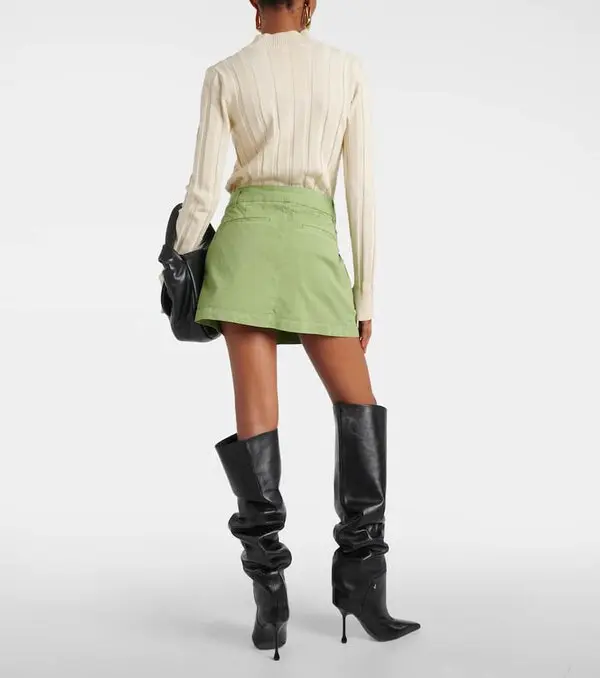 Stella McCartney Cotton Canvas Miniskirt