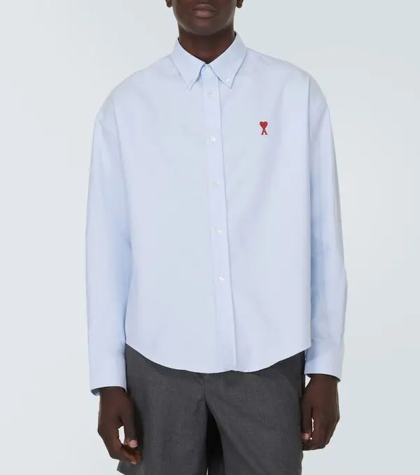 AMI Paris De Cœur Cotton Poplin Shirt