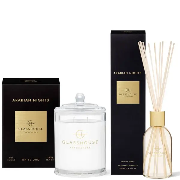 GLASSHOUSE FRAGRANCES Glasshouse Arabian Nights Candle And Liquid Diffuser - One-color
