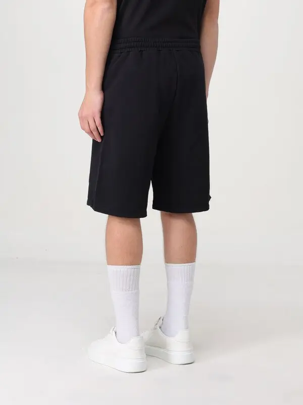 BARROW Printed Shorts - Black