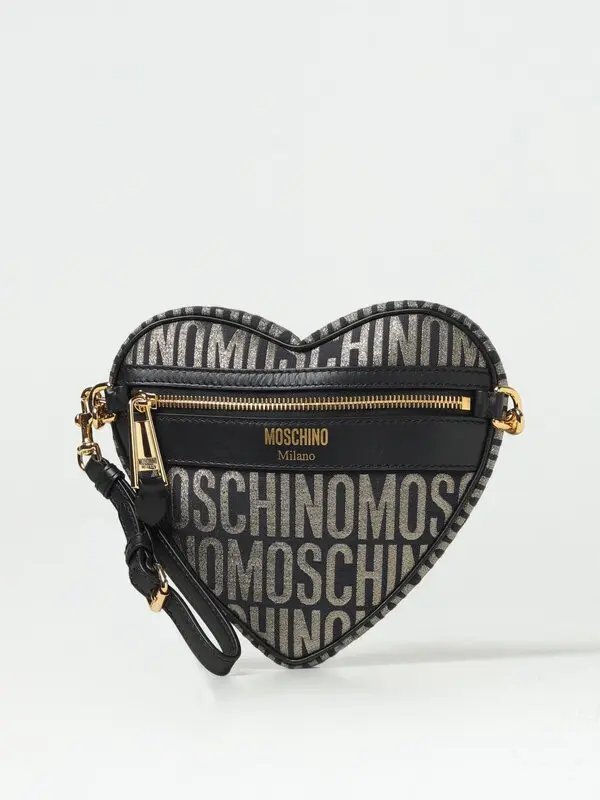 Moschino Heart Mini Bag - Black