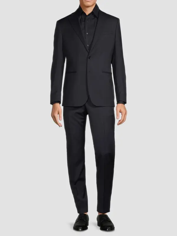 Corneliani Wool Crystal Lapel Tuxedo