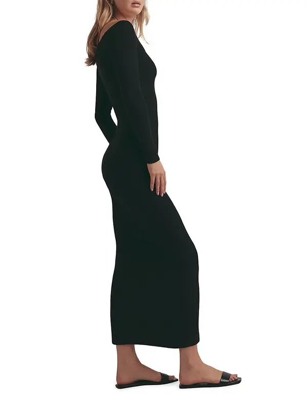 FAVORITE DAUGHTER The Sara Off-the-shoulder Midi-dress