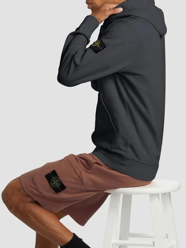 Stone Island Core Cotton Fleece Hoodie