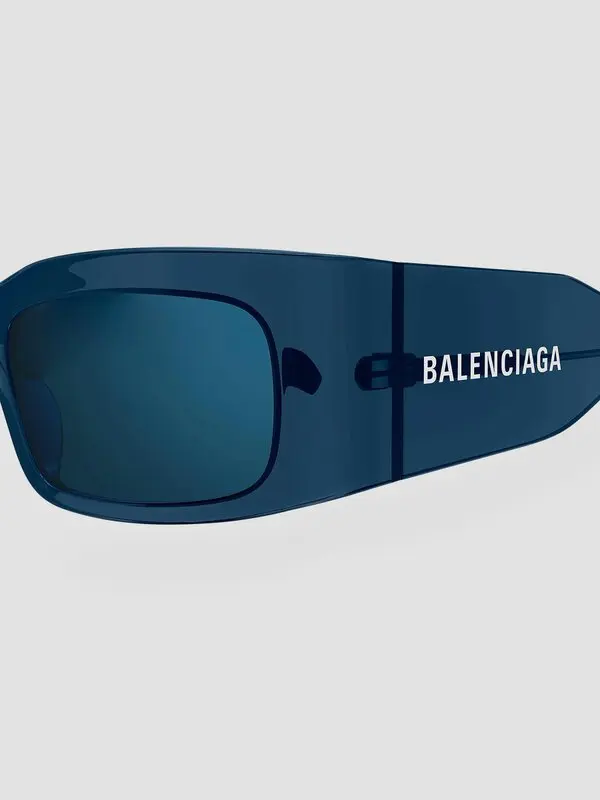 Balenciaga Paper 56mm Rectangular Sunglasses