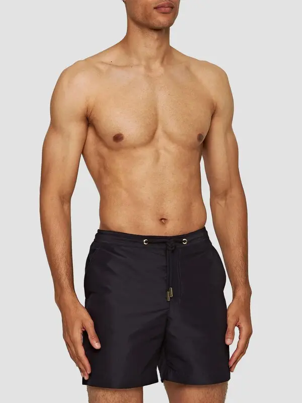 Orlebar Brown Bulldog Drawcord Shorts - Night Iris