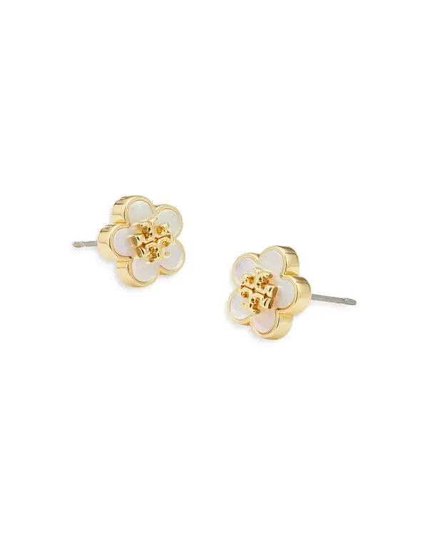 Tory Burch Kira Flower Stud Earrings